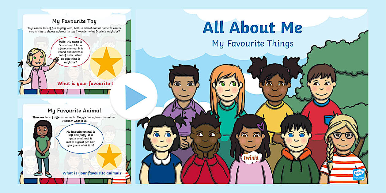 All About Me PowerPoint Assignment | Primary Resources