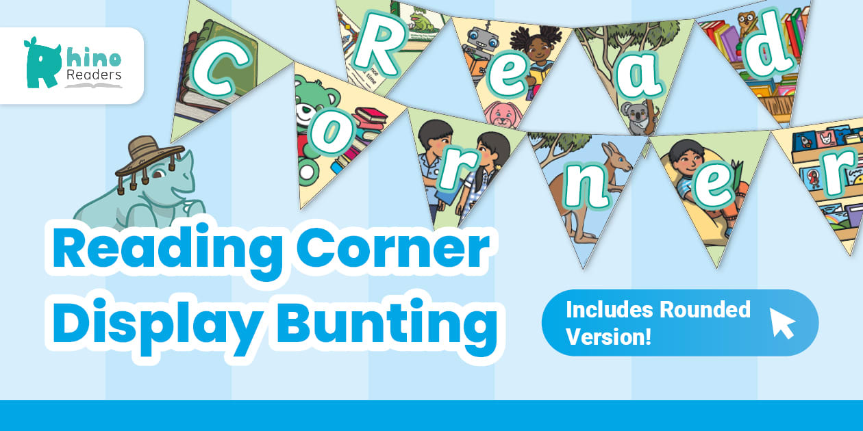 Reading Corner Display Bunting