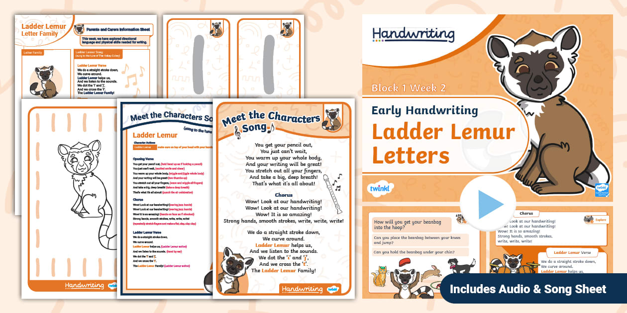 Early Handwriting Block 1 Week 2