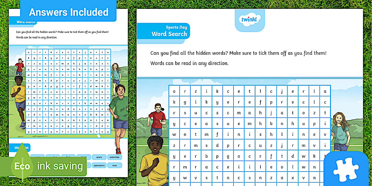 Sports Day Word Search | Sports Day Resources | KS1