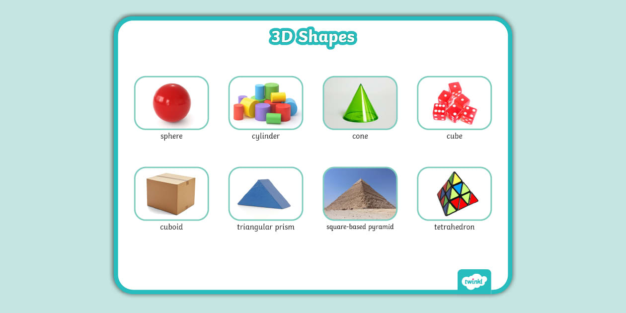3D Object Photo Word Mat (teacher made) - Twinkl