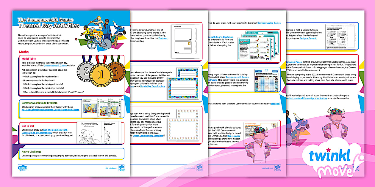 The Commonwealth Games - Themed Day Activities - KS1