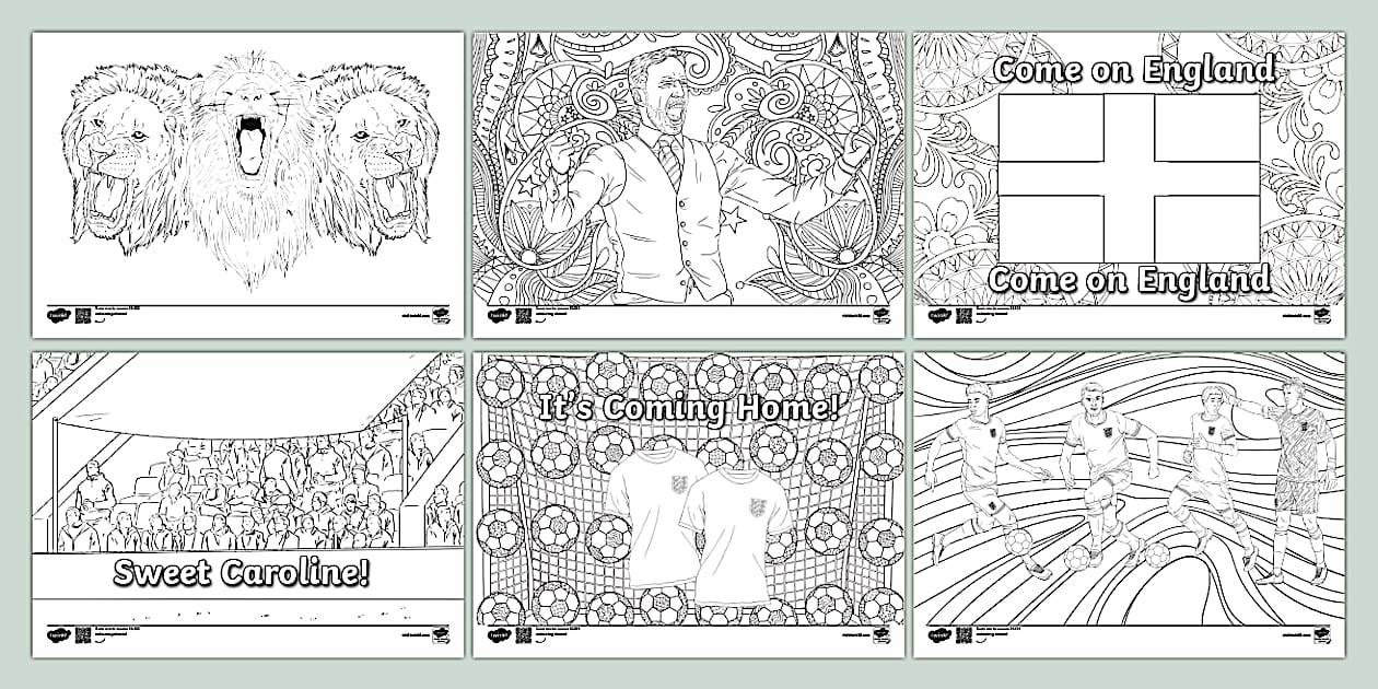 England Football Supporters Poster | Men's Euros | KS2