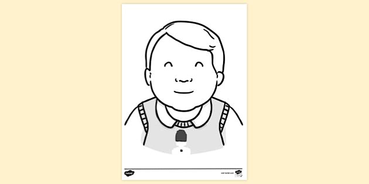 George Colouring | Colouring Sheet (teacher made) - Twinkl