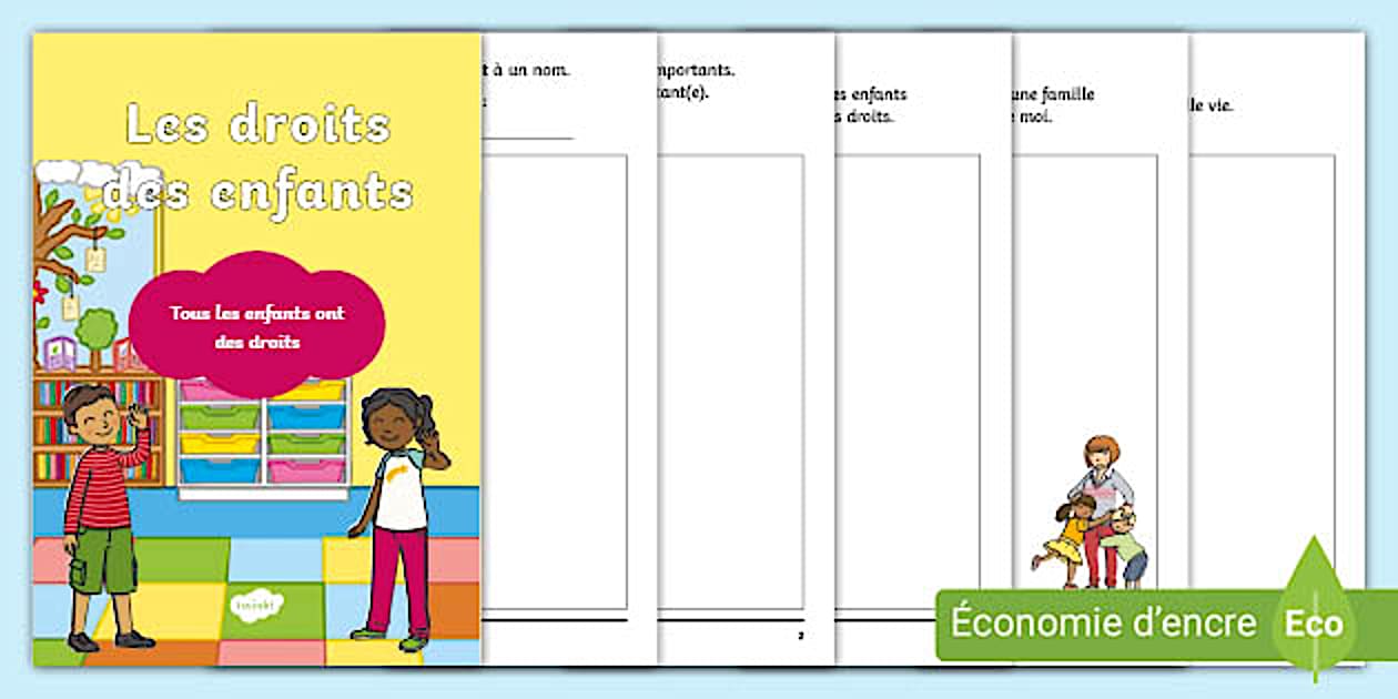 Livret d'activités : Les droits des enfants - Twinkl