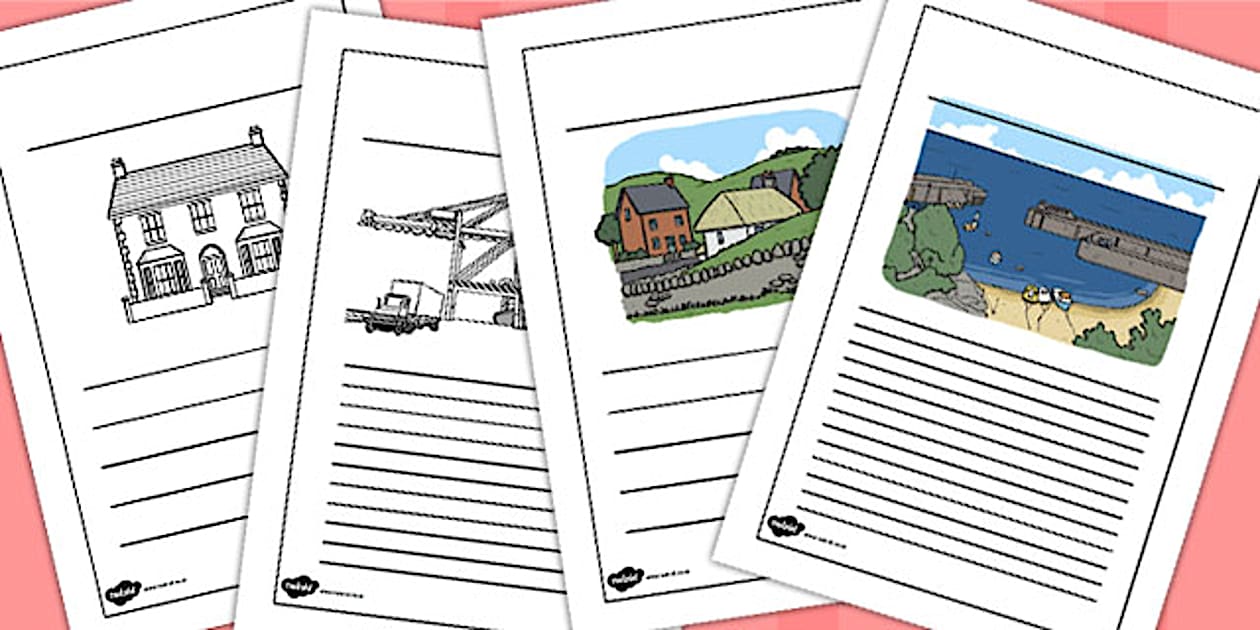 Black and White Human Geography Writing Frames - Twinkl