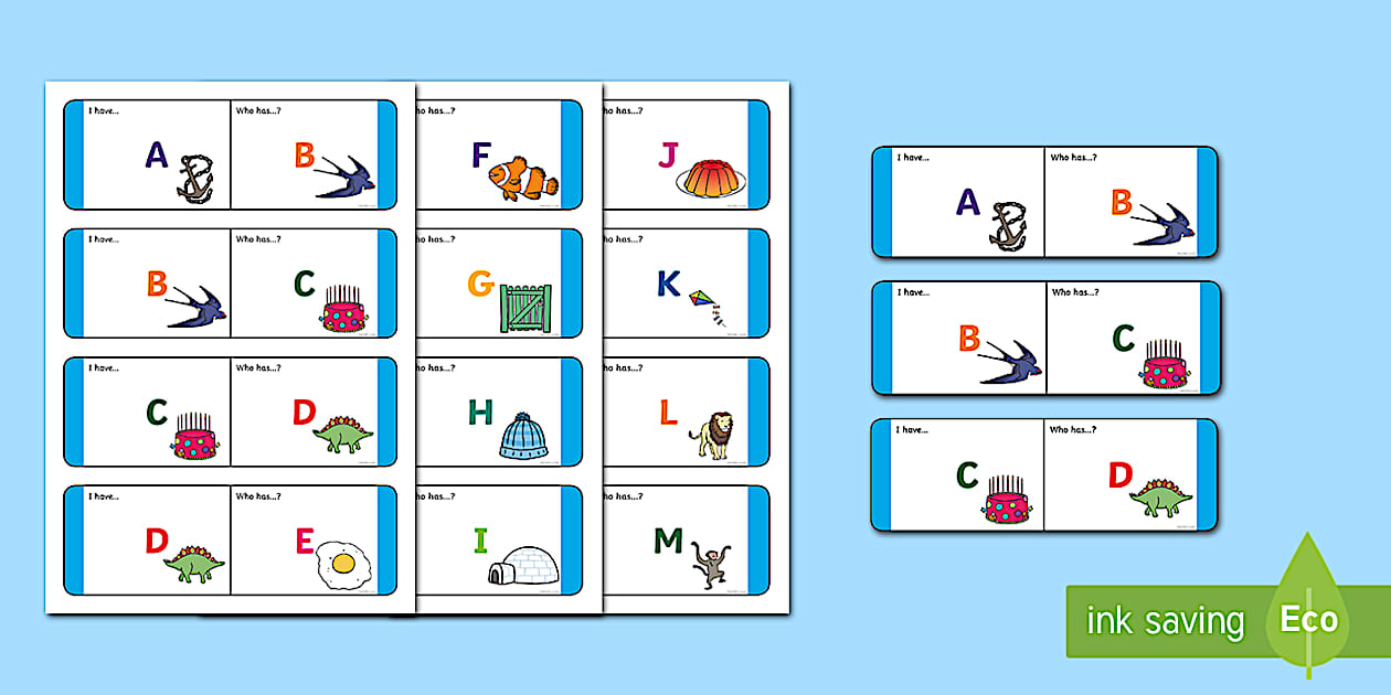 Alphabet Loop Cards | Educational Cards for Toddlers
