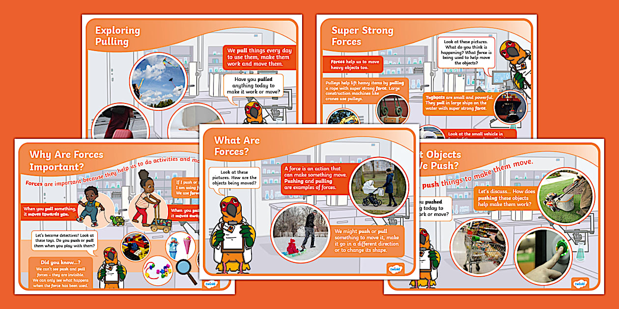 All About Push and Pull Forces Fact File | Twinkl - Twinkl