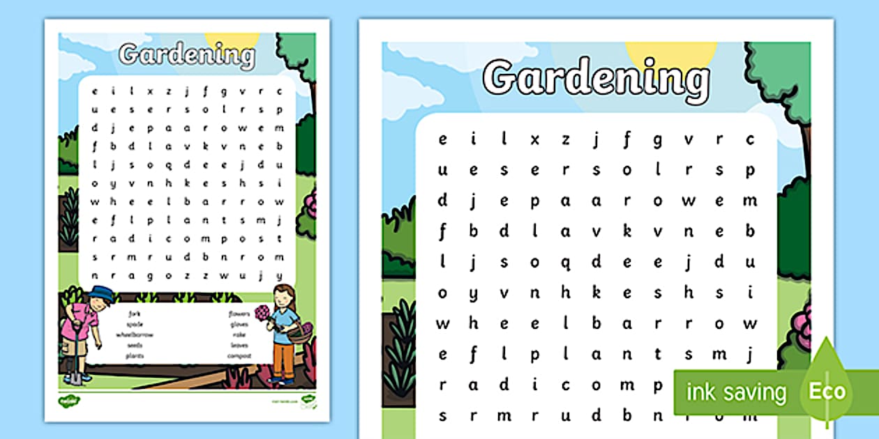 Gardening Word Search | Primary Resources - Twinkl