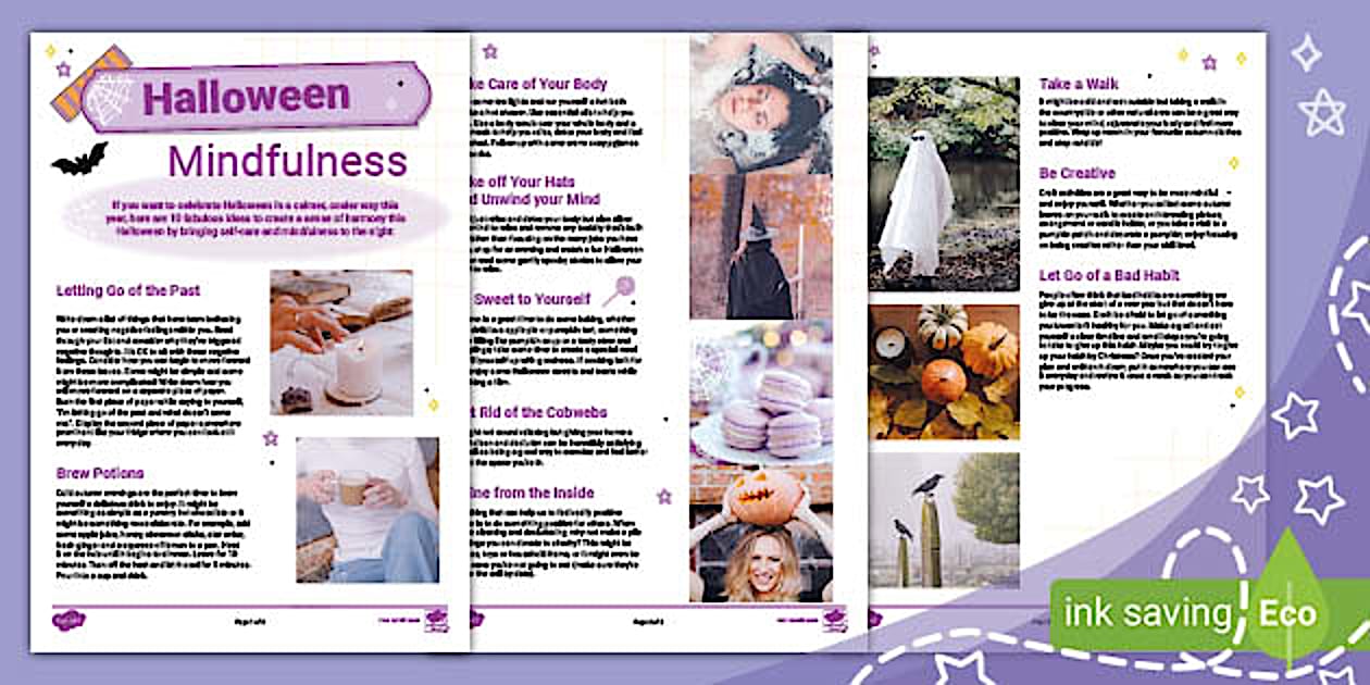 Halloween Mindfulness (teacher made) - Twinkl