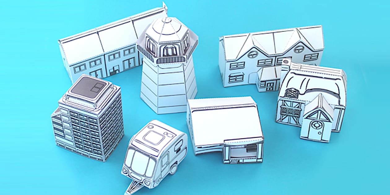 Paper House Craft - Houses and Homes Paper Models Pack