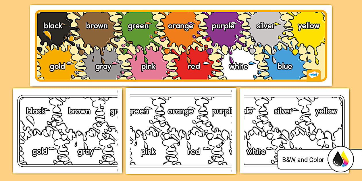 Color Splat Banner (Teacher-Made) - Twinkl