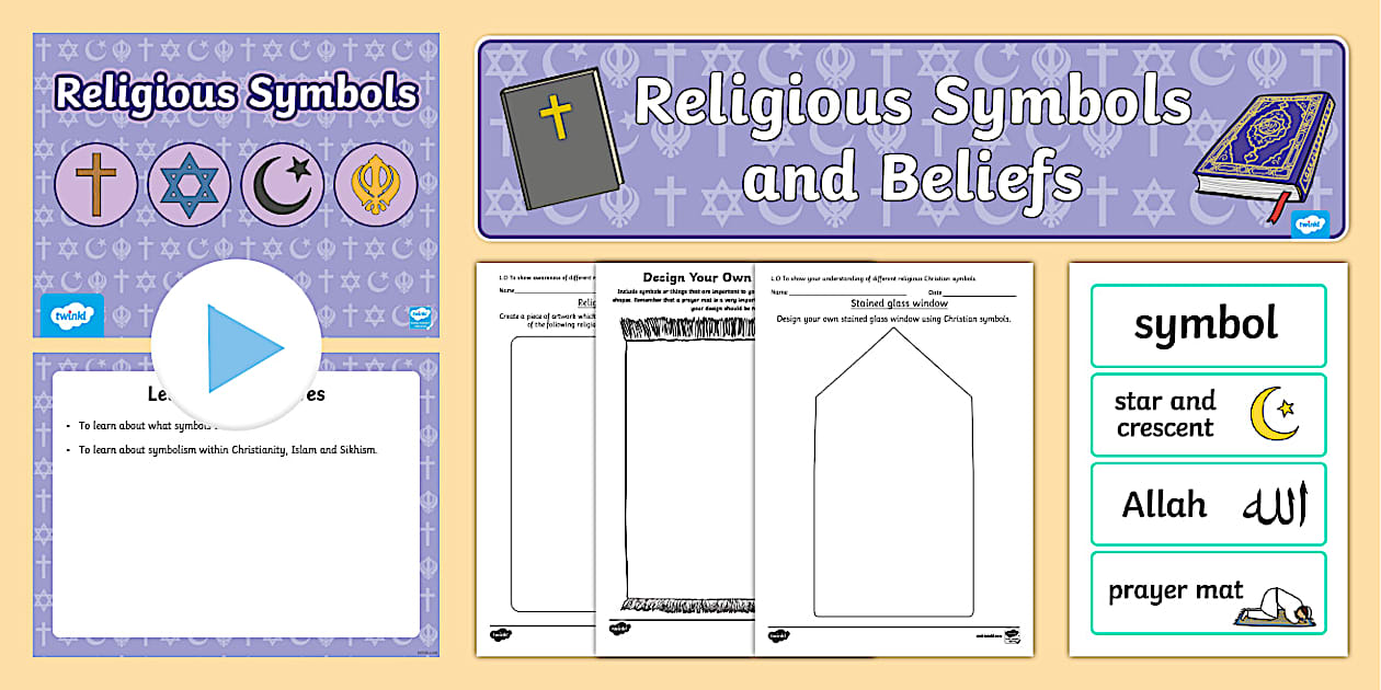 Religious Symbols & Beliefs Resource Pack - Religion Symbols