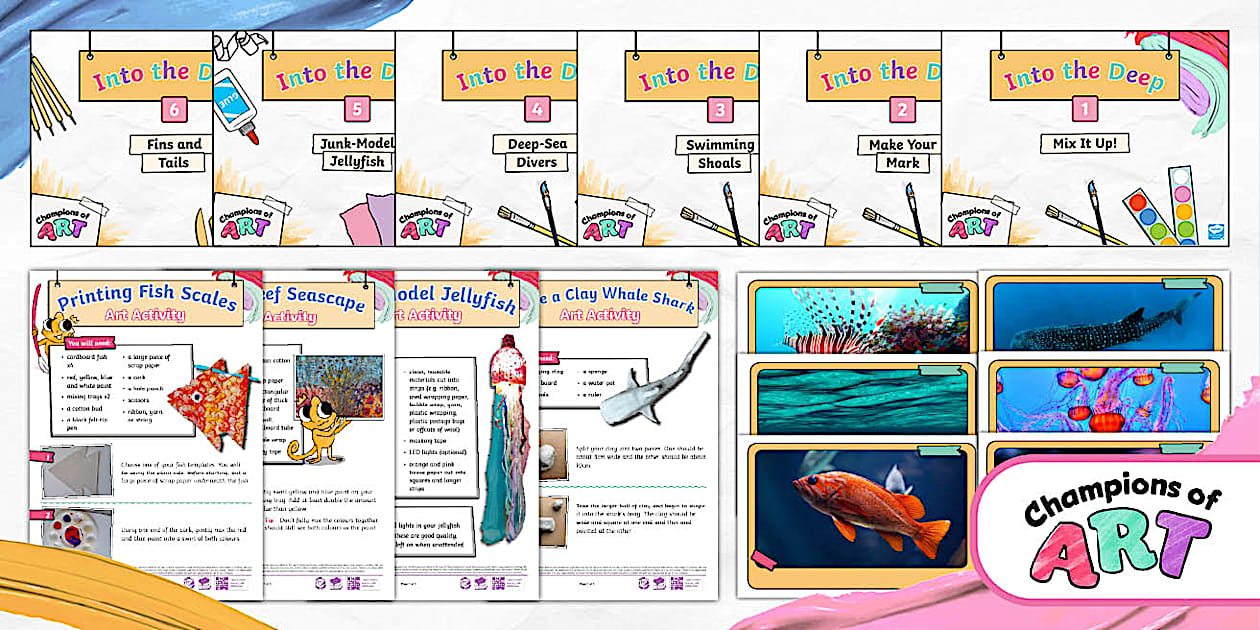 Champions of Art: KS1 Into the Deep - Unit Pack - Twinkl