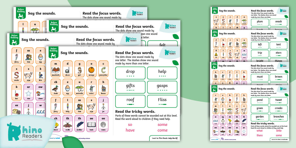 Level 4 Rhino Readers Intervention Mini-Reads: Bumper Pack