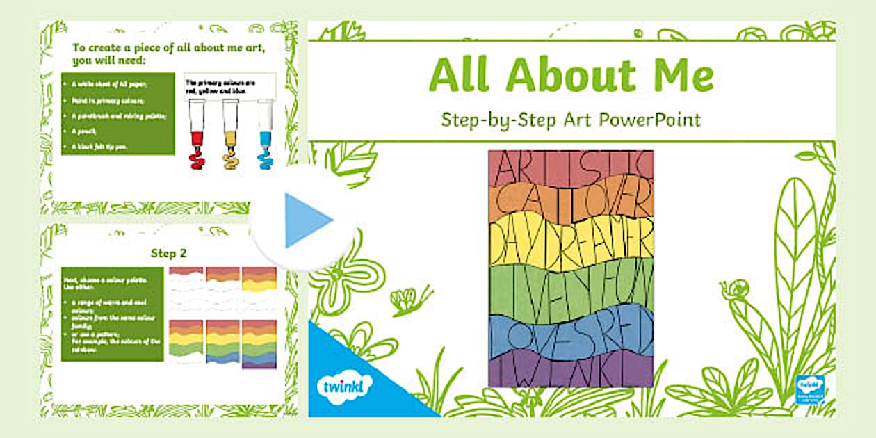 All About Me Arts and Crafts Preschoolers Powerpoint
