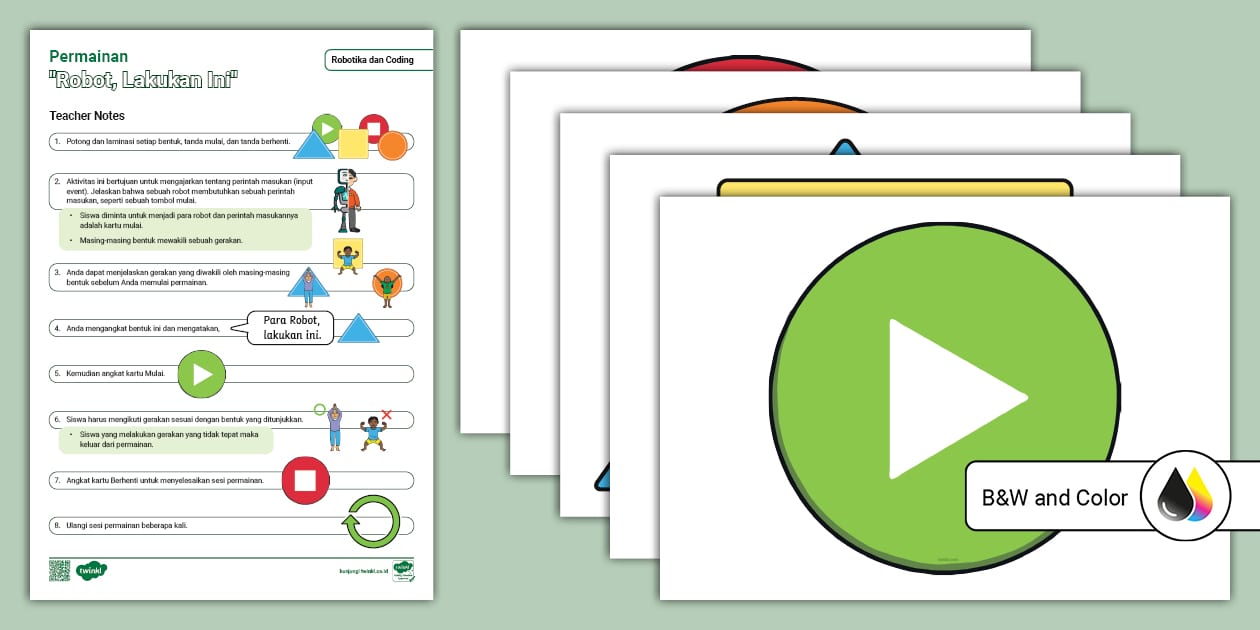 Permainan Robot Coding (Teacher-Made) - Twinkl