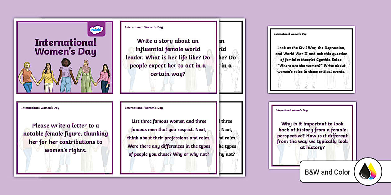 Women's Day Activity | 6th Grade Resource | Twinkl USA