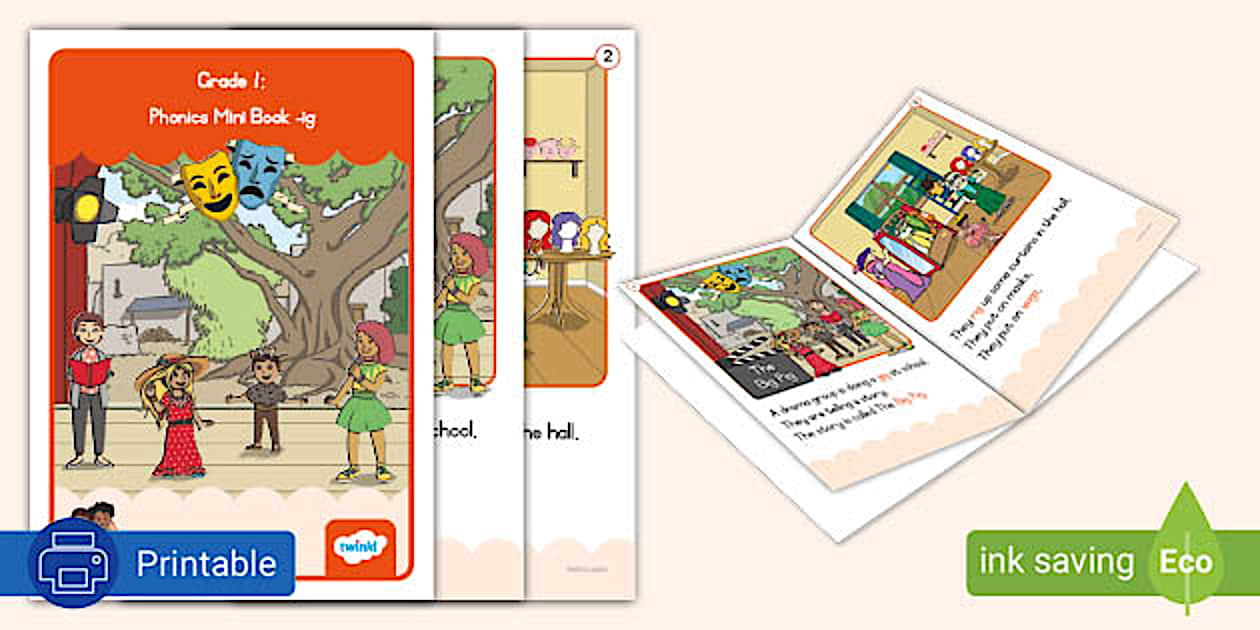 Grade 1 Mini Book -ig (phát triển bởi giáo viên)
