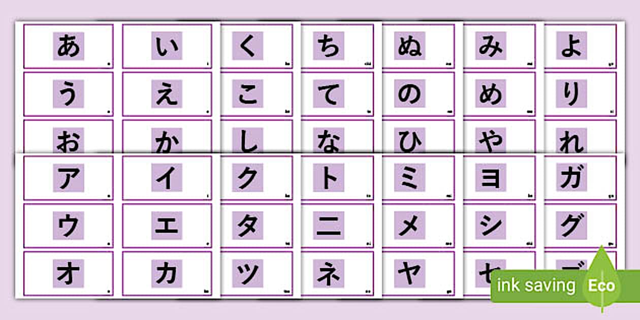 Katakana/Hiragana Flash Cards | Japanese | Twinkl - Twinkl