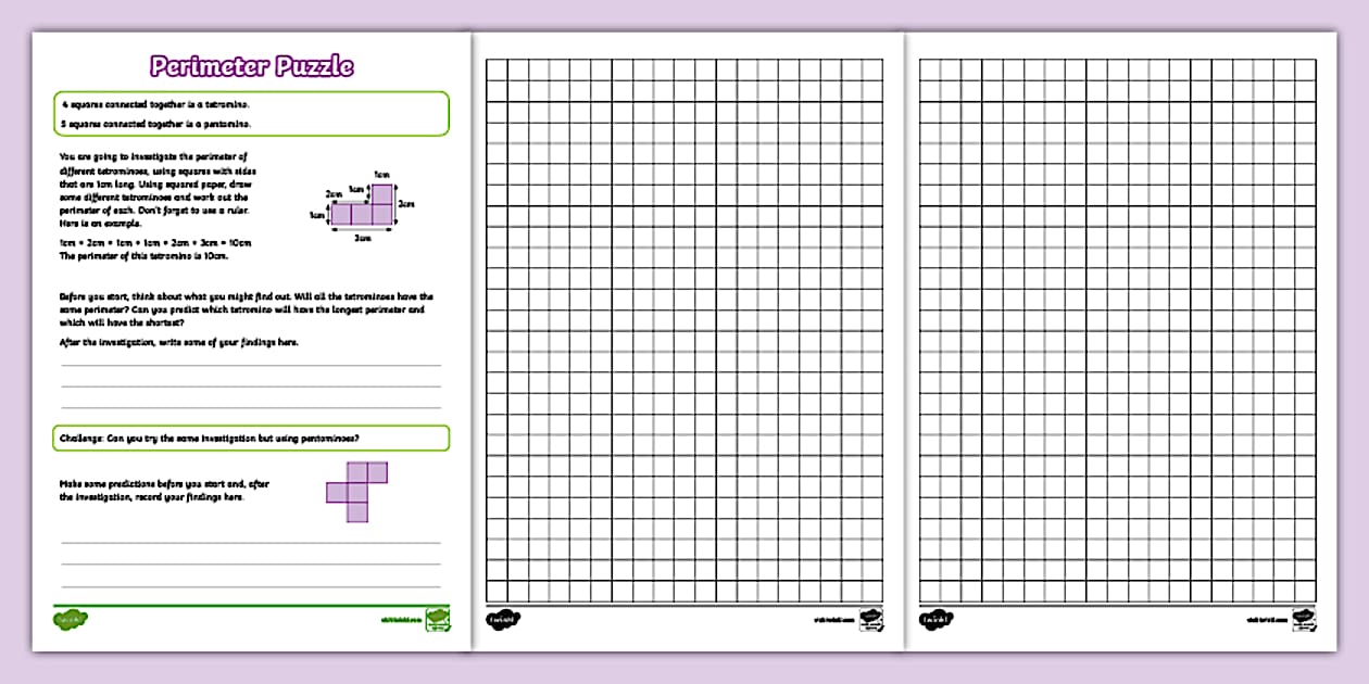 👉 Perimeter Puzzle - Twinkl - KS2 - Twinkl