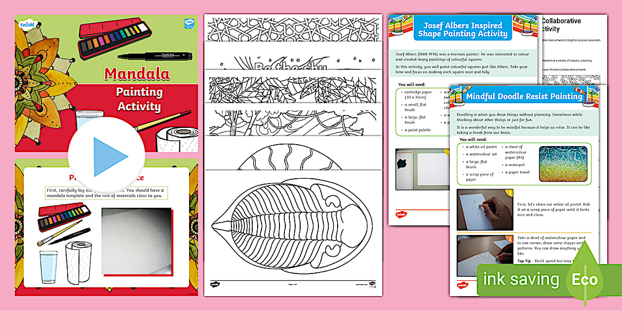 KS1 Mindful Painting Pack (teacher made) - Twinkl