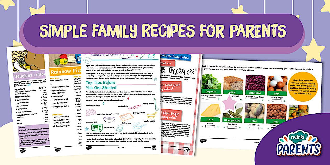 Simple Family Recipes for Parents