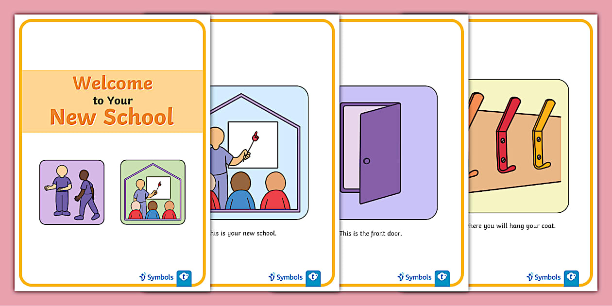 Twinkl Symbols: My New School Transition Booklet - Twinkl