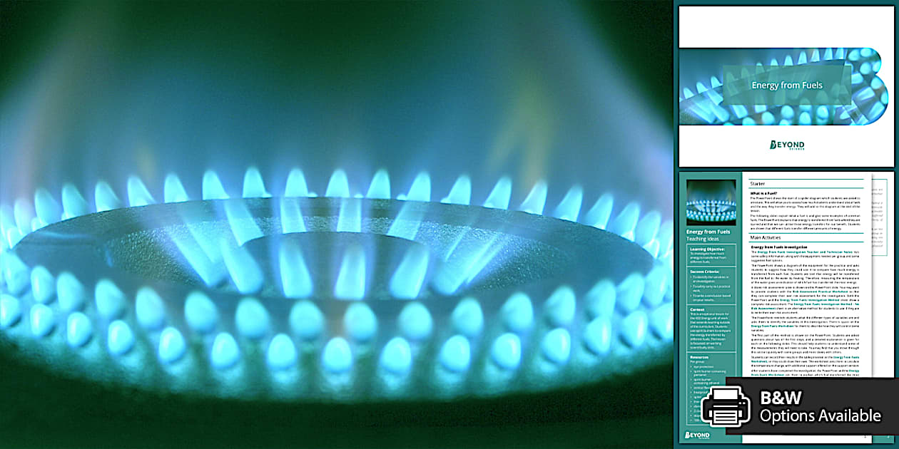 Energy from Fuels Lesson Pack | KS3 Energy | Beyond Science