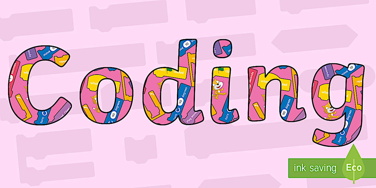 Coding Display Lettering Display Lettering - Computing Display Lettering