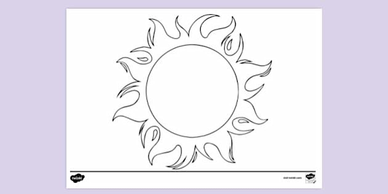Sunshine Colouring Sheet | Colouring Sheets (teacher made)