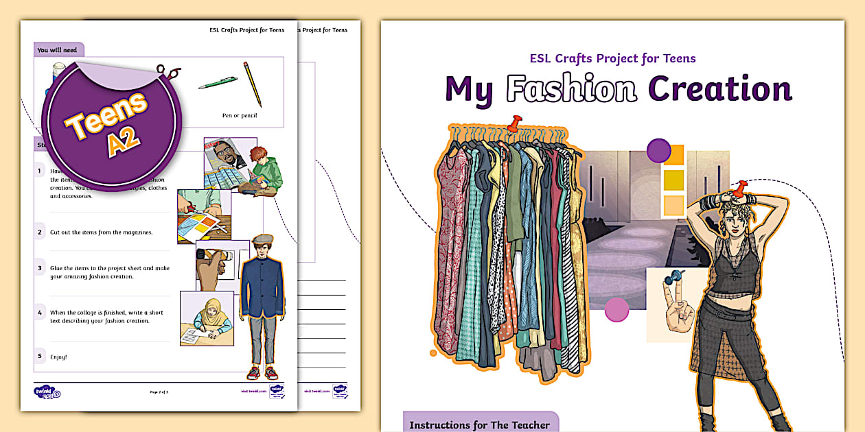 Twinkl Fashion Creation Crafts Project (Teacher-Made)