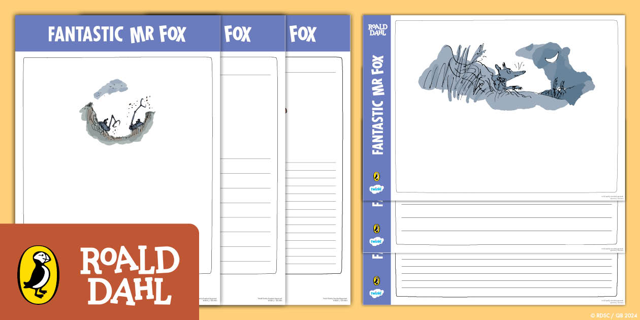 FREE! - Fantastic Mr Fox: Writing Frames [Ages 7-9] - Twinkl
