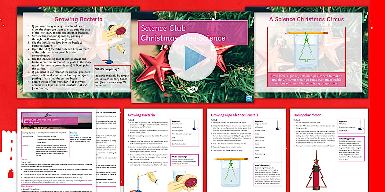 STEM Club | Christmas Science Experiments | Beyond - Twinkl