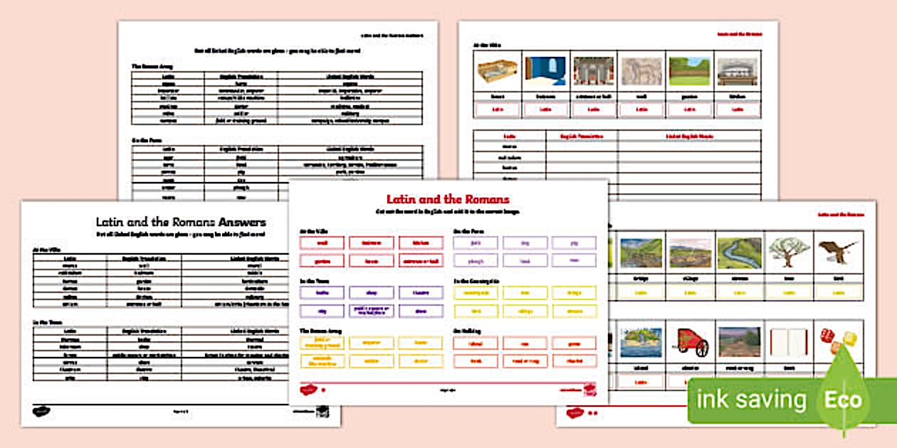 👉 Latin and the Romans (teacher made) - Twinkl