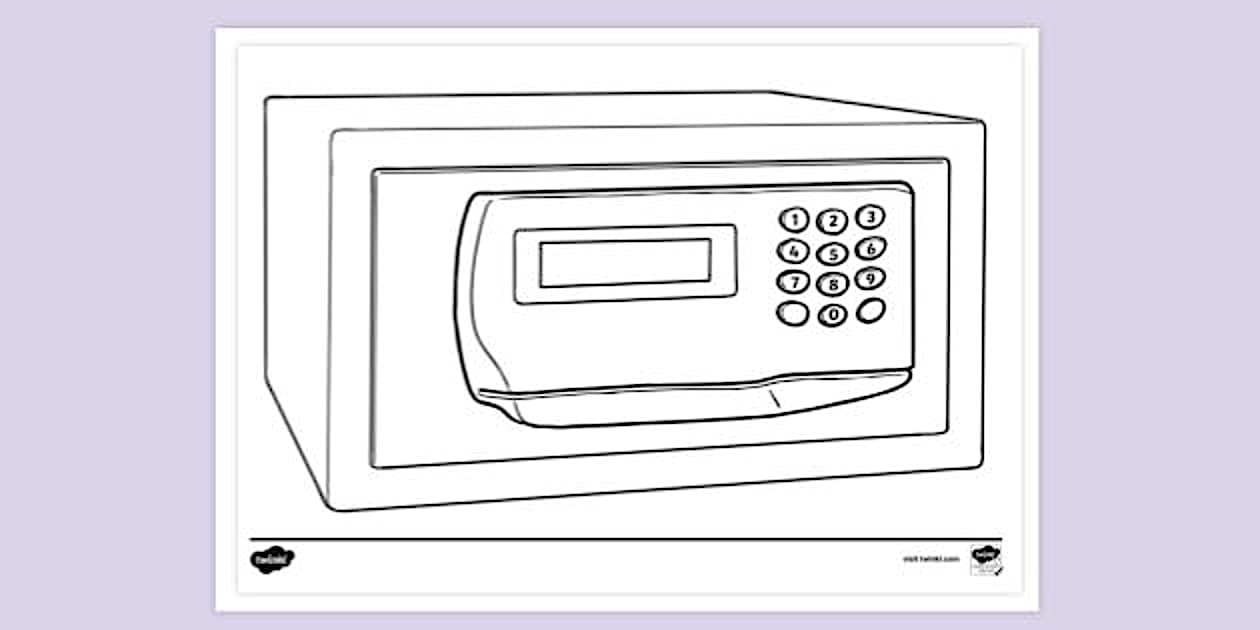 Safe Colouring Sheet | Colouring Sheets | Twinkl - Twinkl