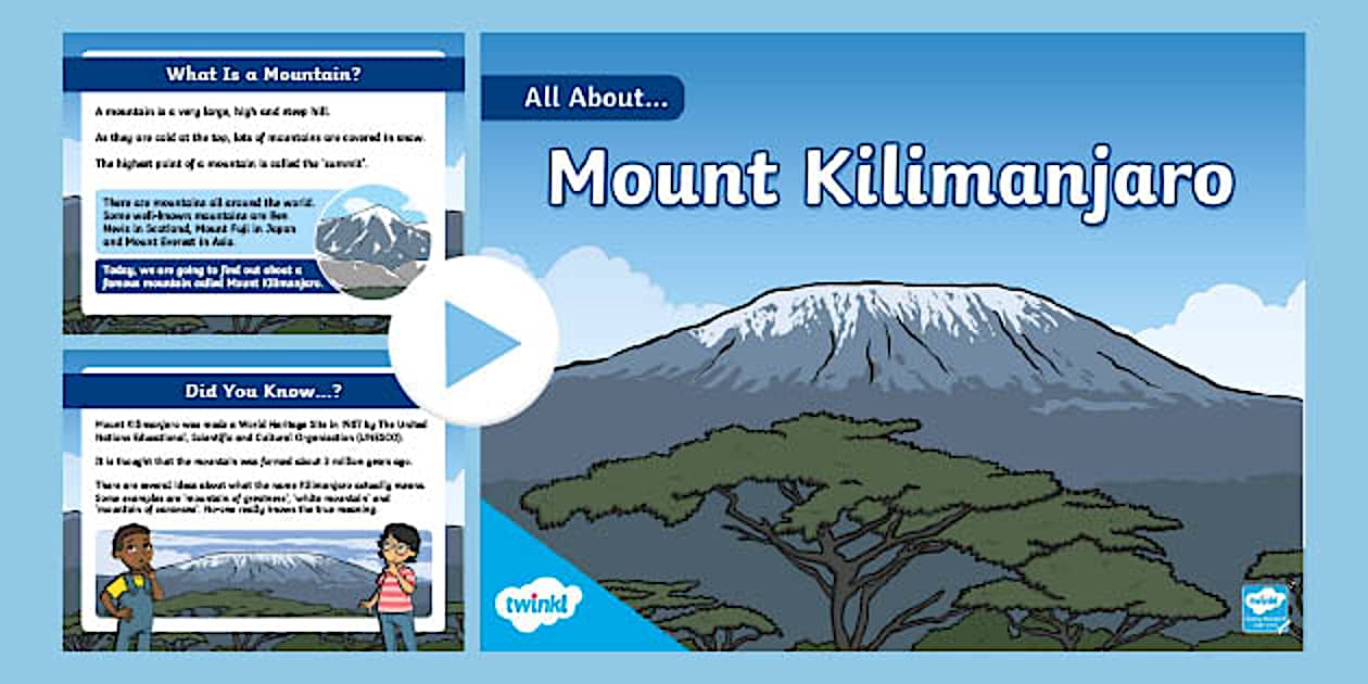 KS1 Mount Kilimanjaro PowerPoint (Teacher-Made) - Twinkl