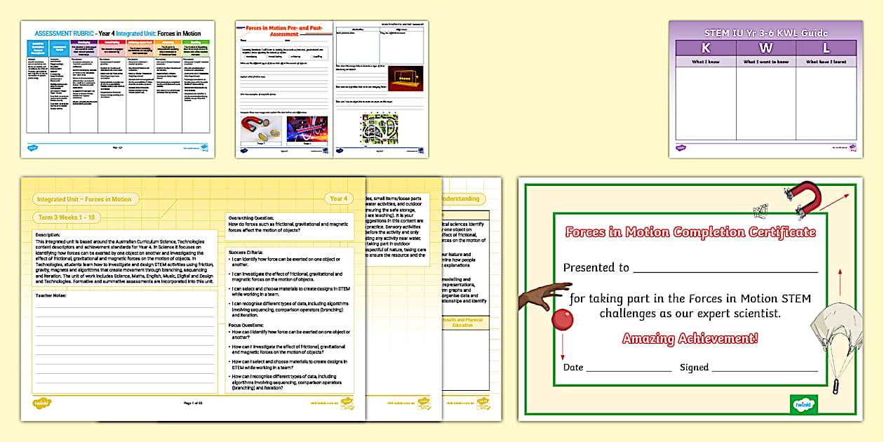 STEM Forces in Motion Experiment Pack - Science