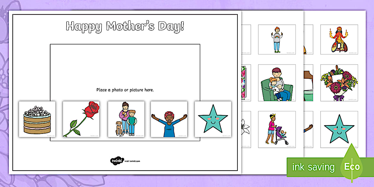 Mother's Day Photo Frame Activity (teacher made) - Twinkl