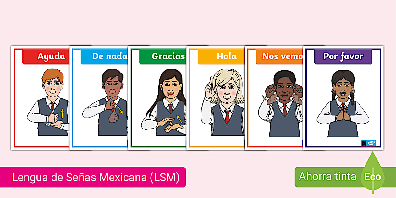 Lengua de Señas Mexicana - Vocabulario de cortesía