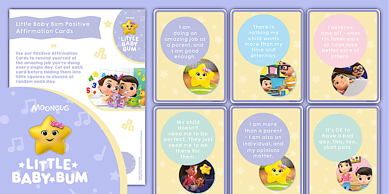 FREE! - Little Baby Bum: Positive Affirmation Cards for Parents