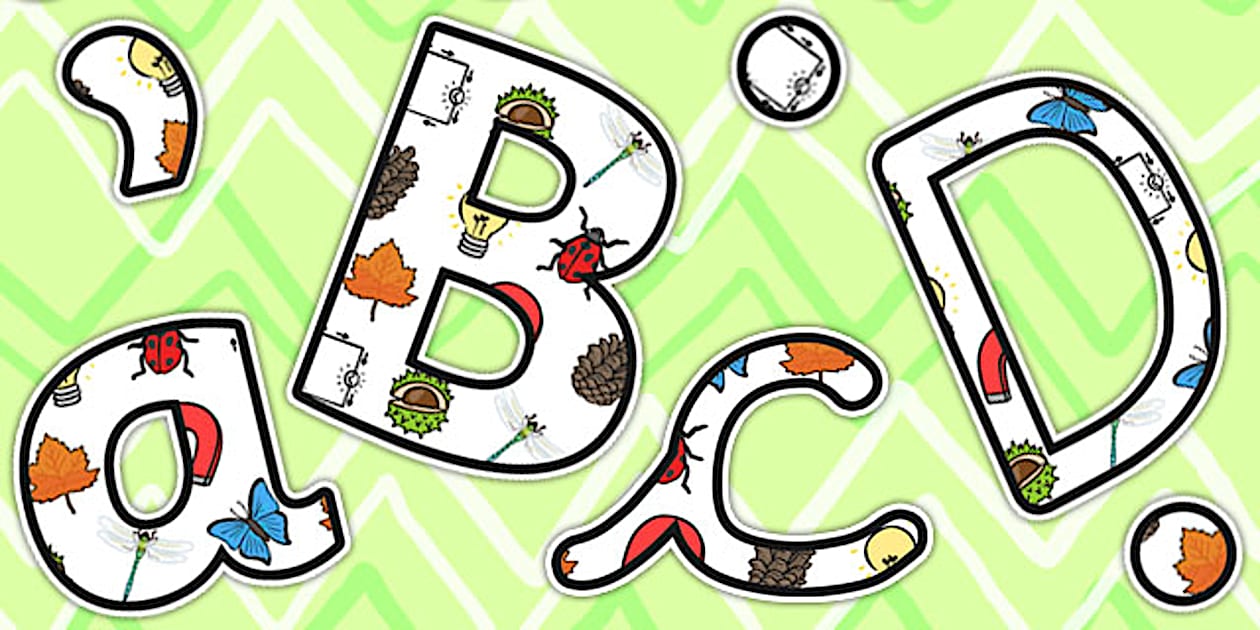 Editable Exploration Area Themed Display Lettering - Twinkl