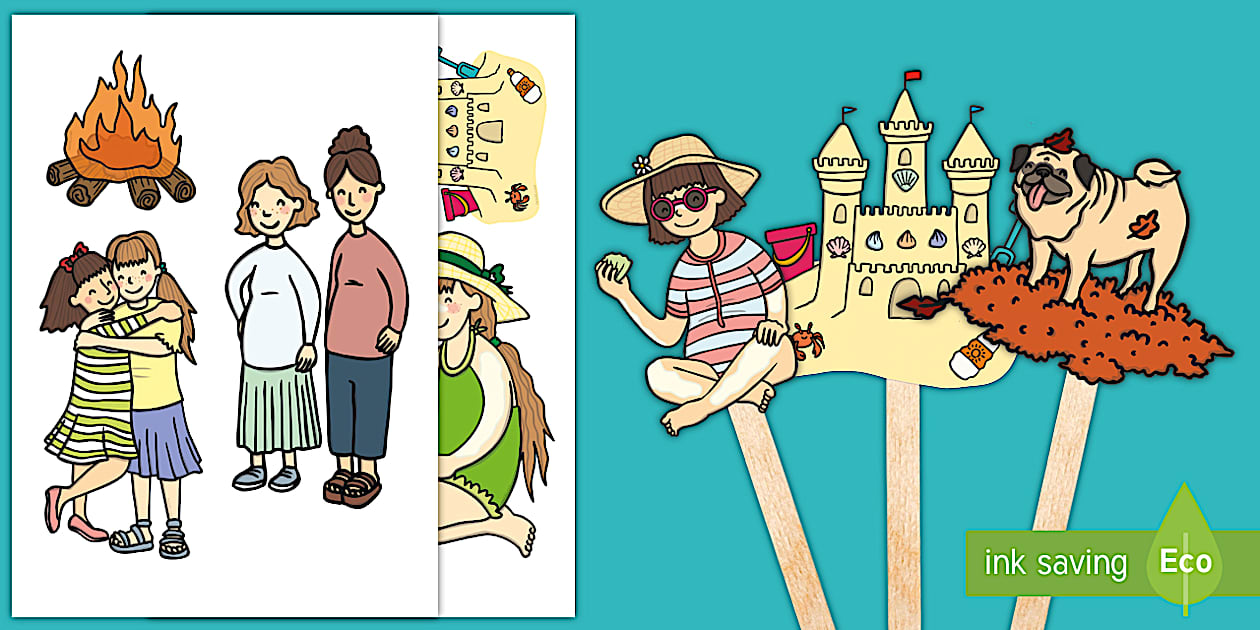 Whatever the Weather Story Stick Puppets (teacher made)