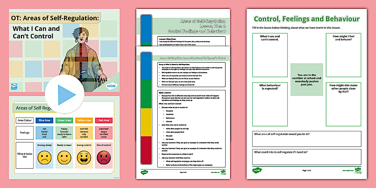 OT: OL Areas of Self-Regulation Lesson Plans: 2. Control, Feelings and