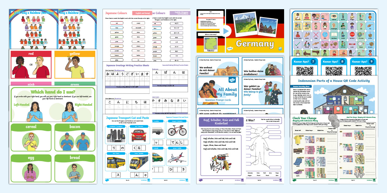 FREE Language Resources Taster Pack