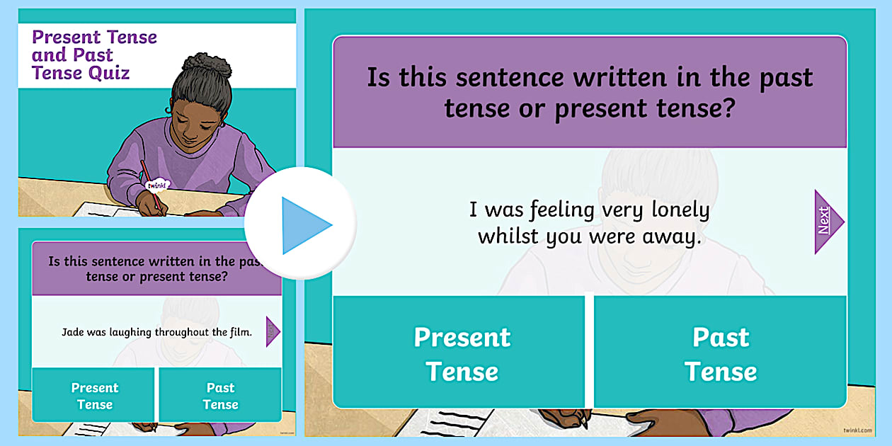 Present Tense or Past Tense PowerPoint (teacher made)