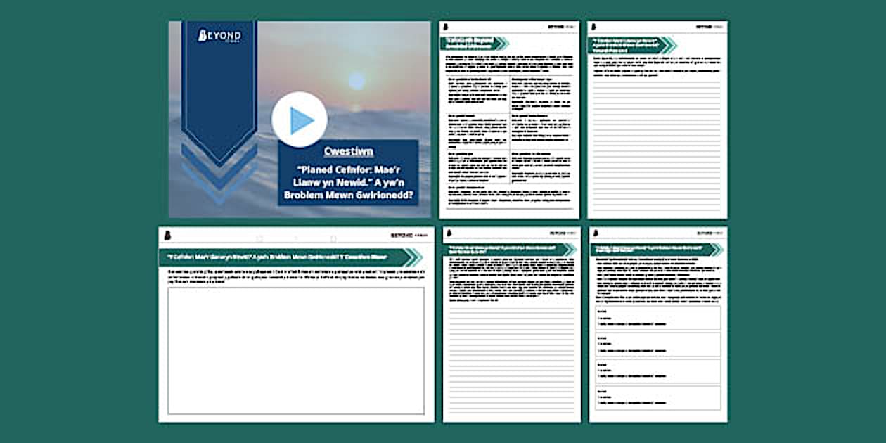 Diwrnod Cefnforoedd y Byd: Pecyn Dadl Mae'r Llanw yn Newid