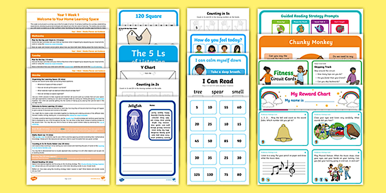 Year 1 Term 2 Week 1 School Closure Home Learning Pack