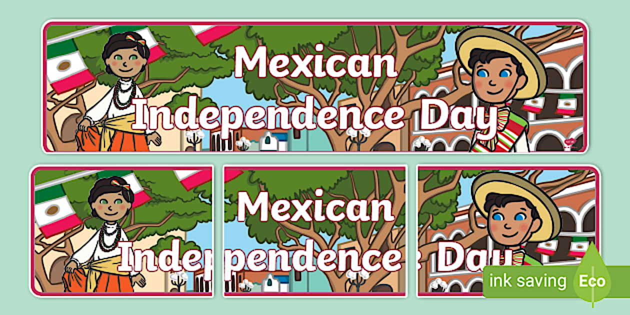 Mexican Independence Day Banner | Download & Print | Twinkl