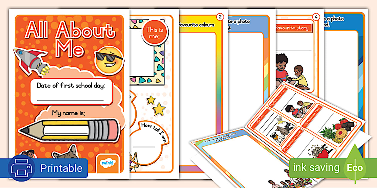 Back to School: Getting to Know Me Booklet (teacher made)